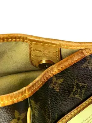 LOUIS VUITTON Galliera Handbag Monogram Canvas Pm Hobo - Brown