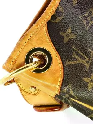 LOUIS VUITTON Galliera Handbag Monogram Canvas Pm Hobo - Brown