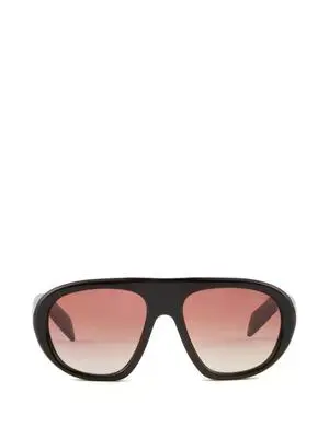 Prada Oversized Pilot Sunglasses - Brown