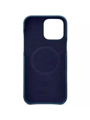 MAISON DE SABRE Leather Iphone 16 Pro Max Phone Case - Blue