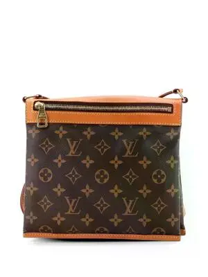 LOUIS VUITTON Saumur Messenger Bag Monogram Canvas Pm - Brown
