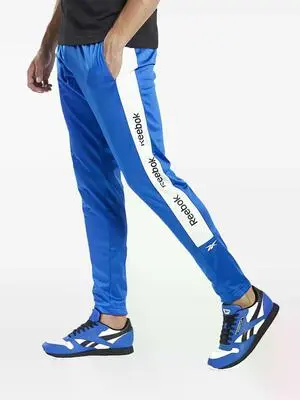 REEBOK Logo-tape Track Pants - Blue