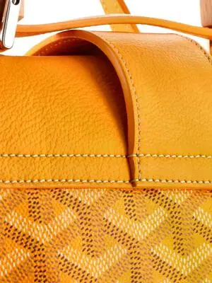 Goyard Saigon Top Handle Mini Shoulder Bag Coated Canvas With Leather - Orange