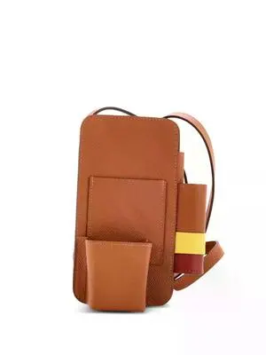 Hermès Hermès Way Phone Case Crossbody Bag Epsom Clutch Brown