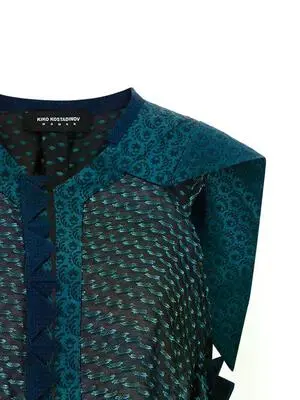 KIKO KOSTADINOV Patchwork Weathervane Top