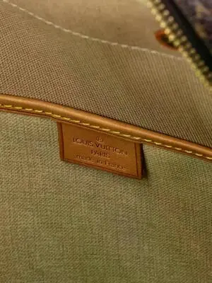LOUIS VUITTON Excursion Handbag Monogram Canvas Satchel - Brown