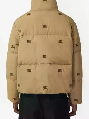 Burberry Embroidered-logo Puffer Jacket