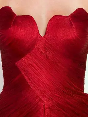 IRIS SERBAN Marisa Draped Maxi Dress