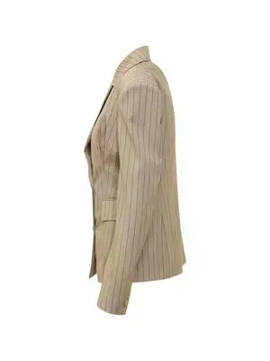 LE SULLY STUDIO Pinstripe Double-breasted Jacket