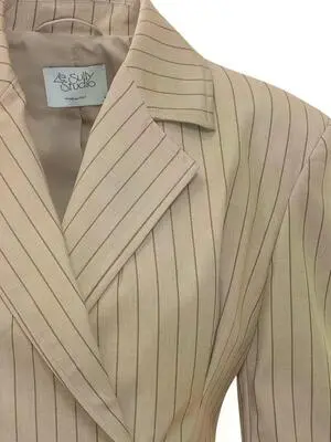 LE SULLY STUDIO Pinstripe Double-breasted Jacket