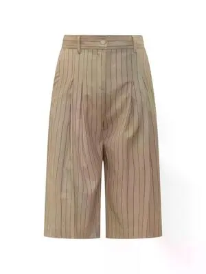 LE SULLY STUDIO Pinstriped Shorts