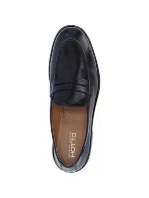 ALEXANDER HOTTO Leather Slip-on Loafers