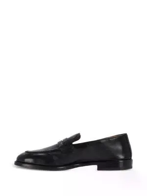 ALEXANDER HOTTO Leather Slip-on Loafers