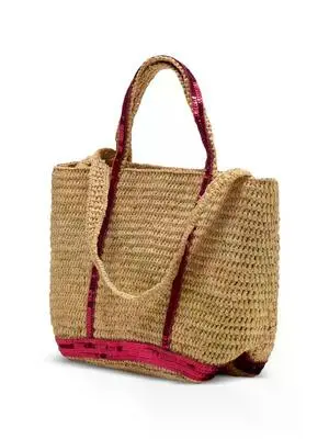 Vanessa Bruno Double-handle Raffia Tote Bag