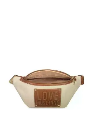 Moschino Logo Appliqué Belt Bag