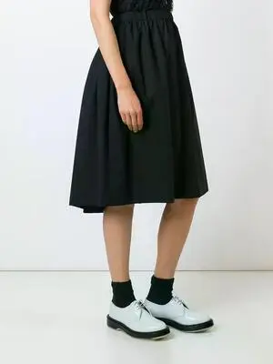 Comme Des Garçons Elasticated Waist Mid-length Skirt