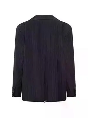 LE SULLY STUDIO Pinstripe Button Jacket
