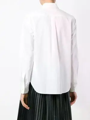 Comme Des Garçons Bow-detail Cotton Shirt