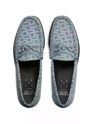 G.H.BASS Horsebit Denim Loafers