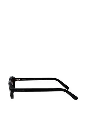 MAISON MARGIELA Oval Frame Sunglasses - Black