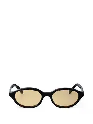 MAISON MARGIELA Lunettes 2 Oval-frame Sunglasses - Brown