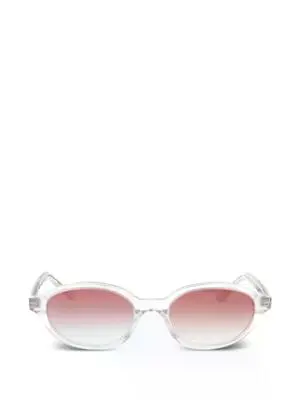 MAISON MARGIELA Oval-frame Sunglasses - White