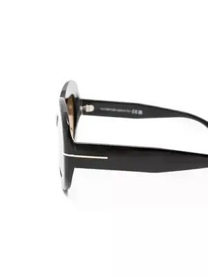 TOM FORD Round Frame Sunglasses - Brown