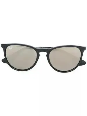 Ray-ban Erika Round-frame Sunglasses - Black