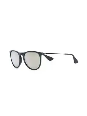 Ray-ban Erika Round Frame Sunglasses - Black