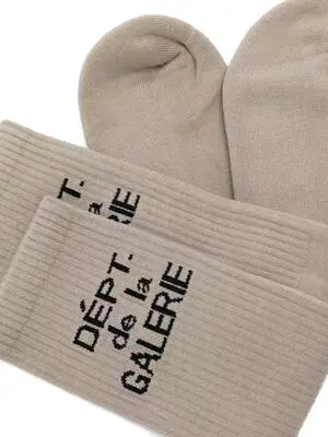 GALLERY DEPT. Ribbed Socks - Grey