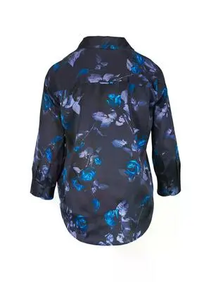 L'Agence Floral Print Blouse