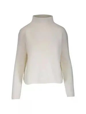 LISA YANG Funnel Neck Cropped Sweater