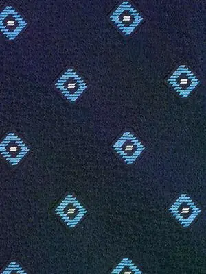 Zegna Diamond Pattern Neck Tie