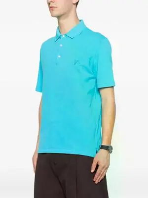 Isaia Embroidered-detail Polo Shirt