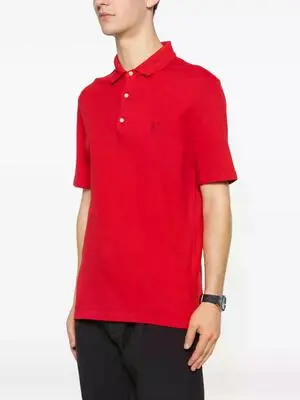 Isaia Embroidered-detail Polo Shirt