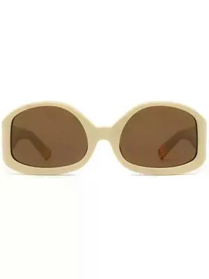 Jacquemus The Colapso Sunglasses - Neutrals