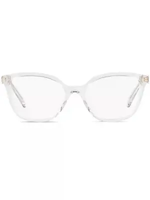 Prada Geometric-frame Eyeglasses - White