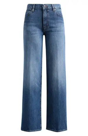 FRAME The Off Duty Stroll Wide Leg Jeans - Garda