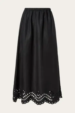 MALINA Chara Broderie Anglais Maxi Skirt