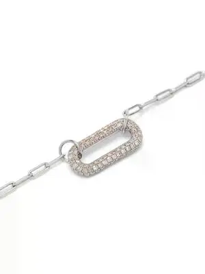Shay 18k White Gold Diamond Pendant Necklace - Silver