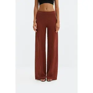 MALINA Martina Wide Leg Knitted Trousers