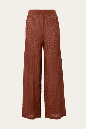 MALINA Martina Wide Leg Knitted Trousers