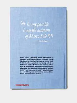 Assouline Carlos's Places Book - Blue