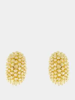 PAOLA SIGHINOLFI Simone 18k-plated Hoop Earrings - Gold