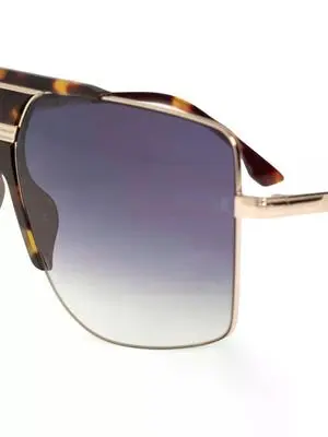 Victoria Beckham Tortoiseshell Geometric Sunglasses