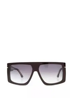 Victoria Beckham Rectangle-frame Sunglasses - Brown