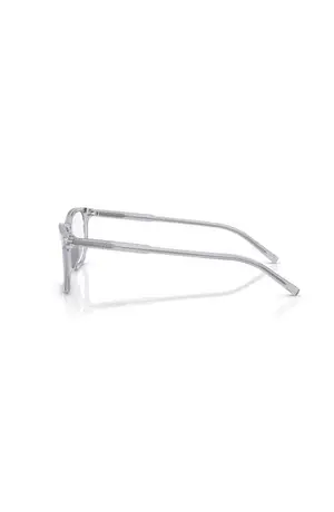 Dolce & Gabbana 53mm Rectangle Full Rim Eyeglasses - Grey
