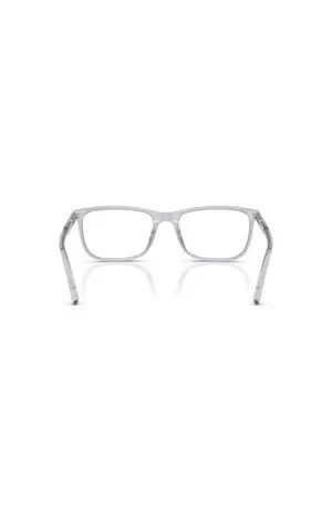 Dolce & Gabbana 53mm Rectangle Full Rim Eyeglasses - Grey
