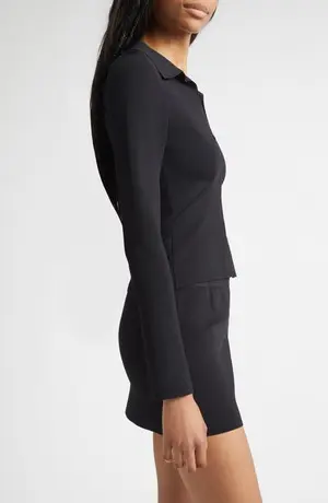 Alexander Wang Long Sleeve Polo Sweater