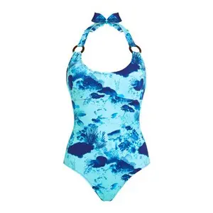 Vilebrequin Halter One-piece Swimsuit - Oxygen